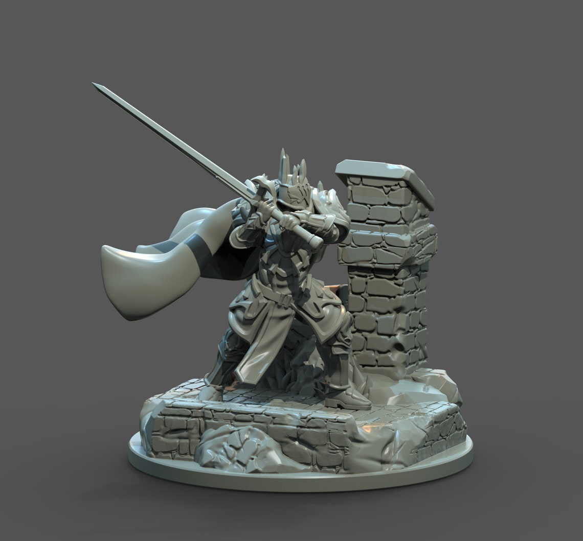 Uther Pendragon Dnd Miniature king Arthur Miniatures for - Etsy