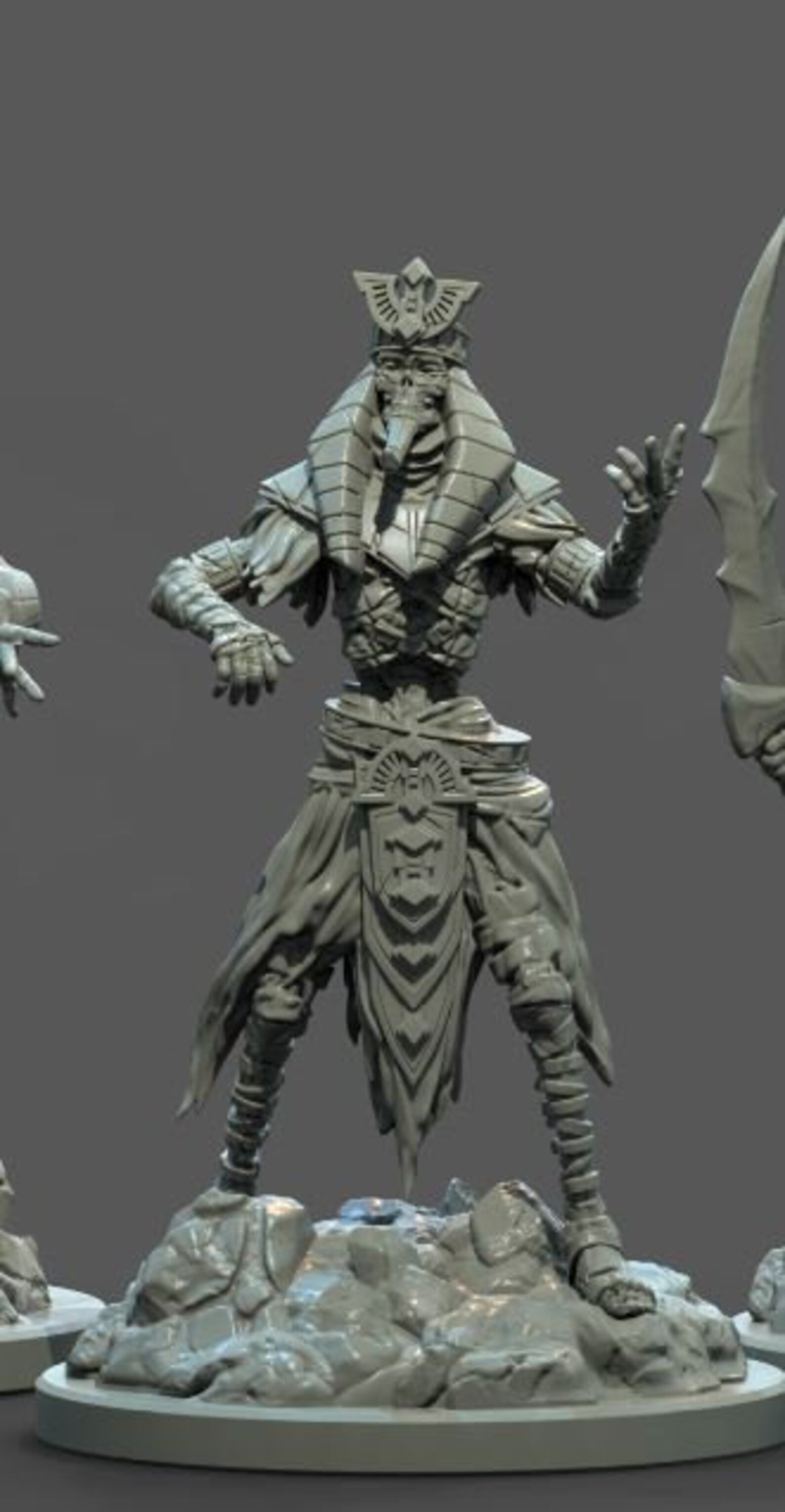 Egyptian Mummy Warriors Dnd Miniature egypt Miniatures | Etsy
