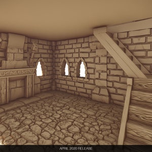 3 Story Inn Table Top Terrain Building Traveler's Inn Tavern D&D Table ...