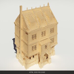 3 Story Inn Table Top Terrain Building Traveler's Inn Tavern D&D Table ...