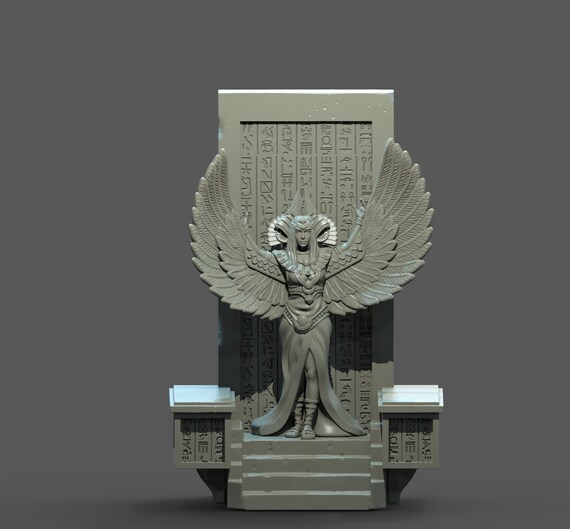 Egyptian Queen Goddess Isis Dnd Miniature egypt - Etsy