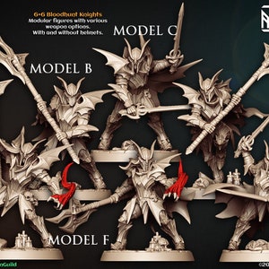 Vampire Fighters With Helmets Dnd Miniature fighters Warrior Miniatures ...