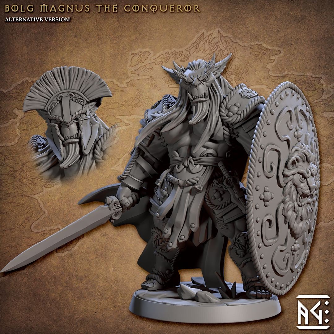 Great Goblin King Dnd Miniature Miniatures for Tabletop Games Like D&D ...