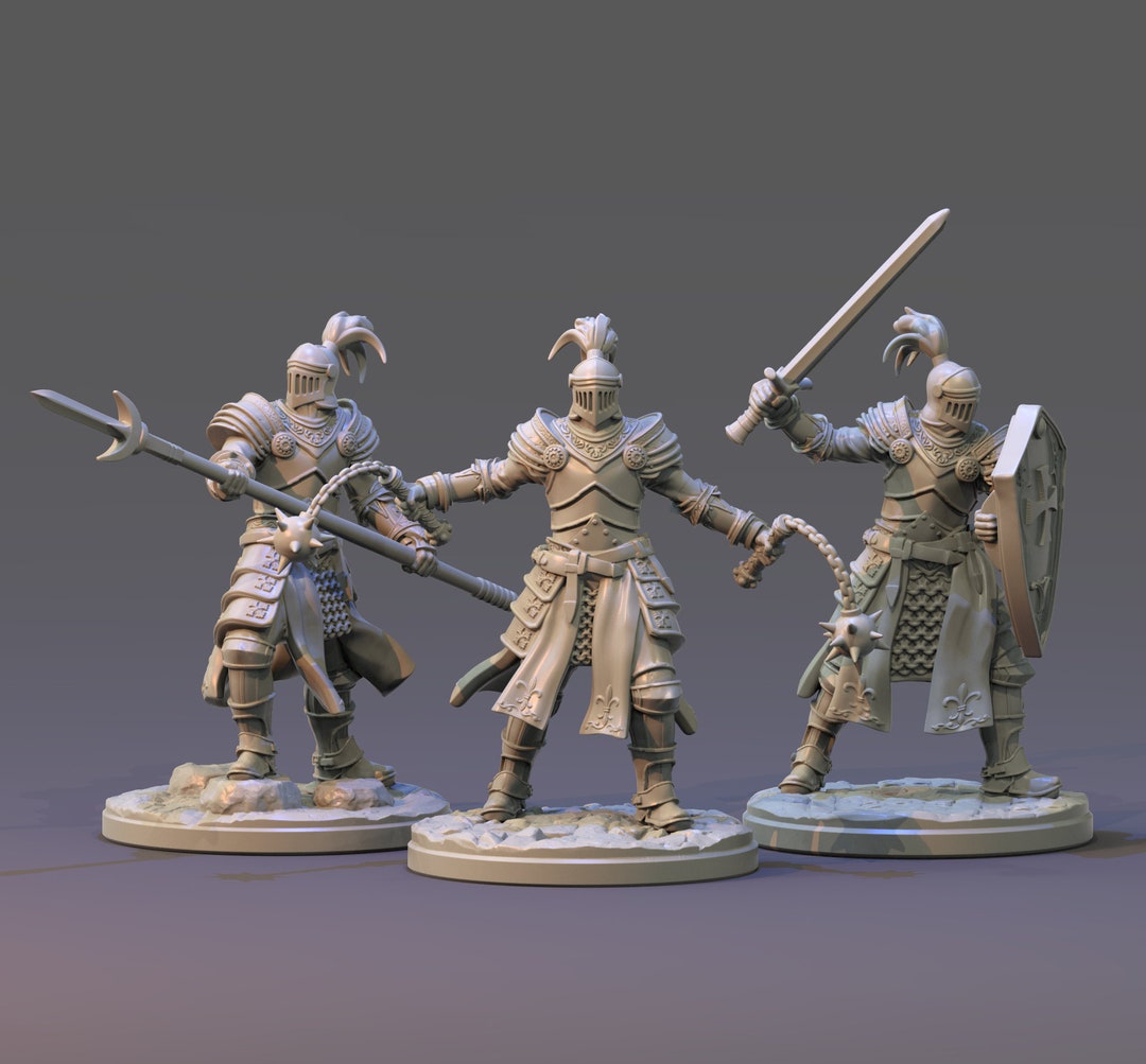 Knights | Dnd Miniature |king Arthur | Miniatures for Tabletop Games ...