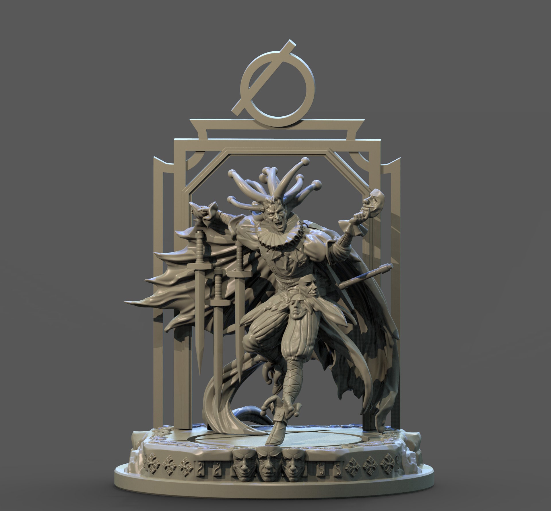 Court Jester Bard the Fool Dnd Miniature Miniatures for - Etsy