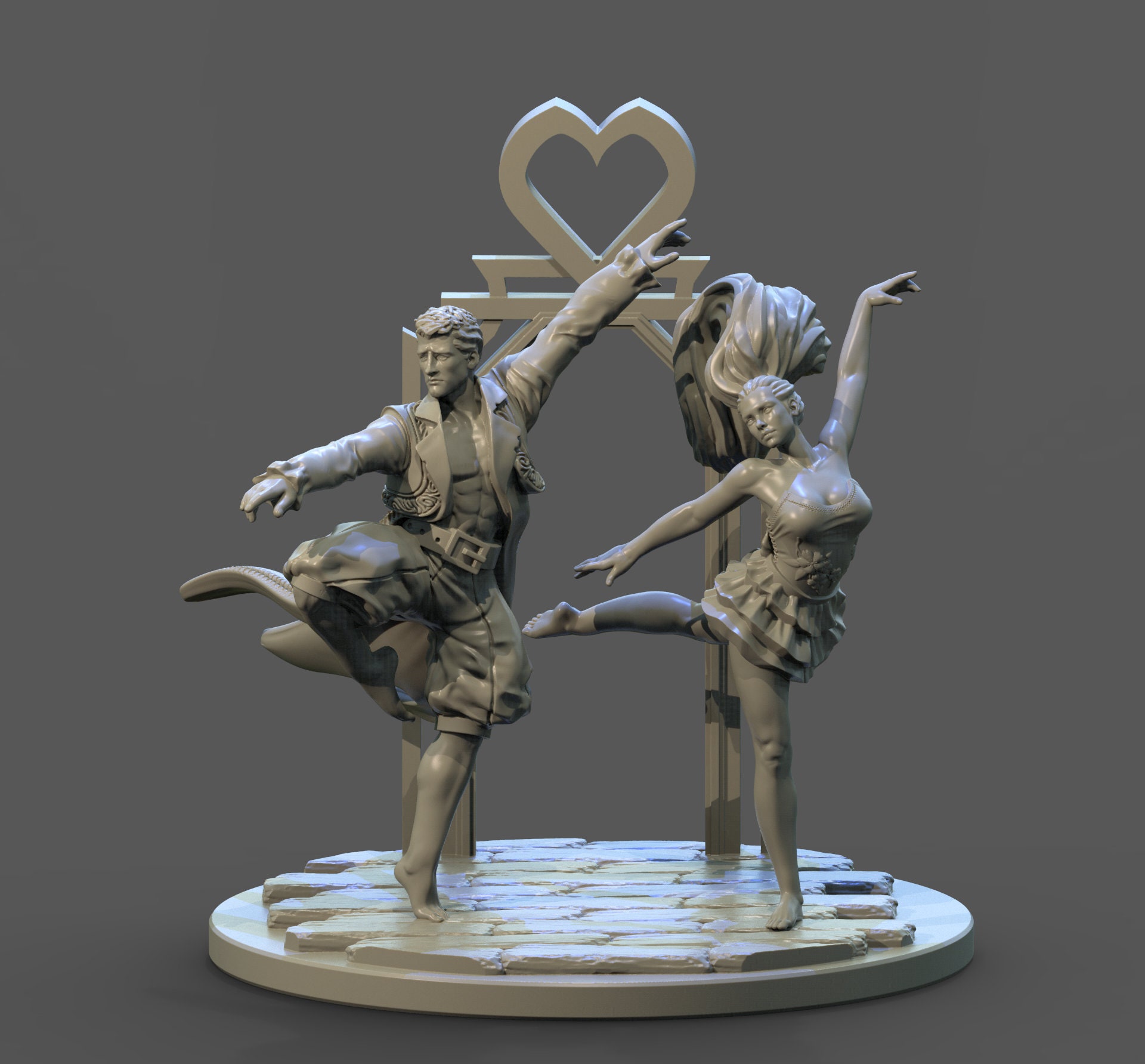 Dancers Court Dancer Lovers Dnd Miniature Miniatures - Etsy UK