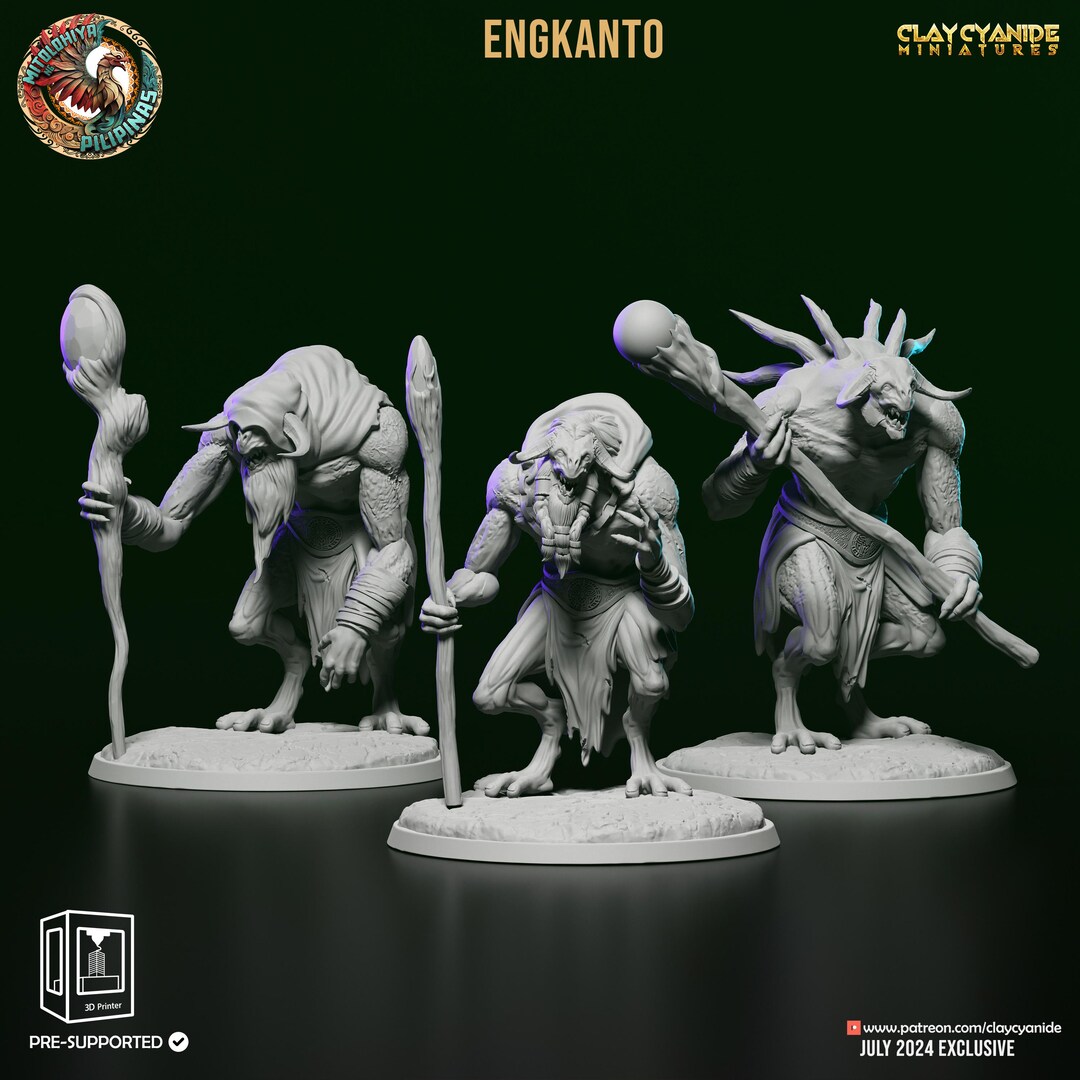 Engkanto Philippine Mythology Nature Spirits Minis for Tabletop Games ...