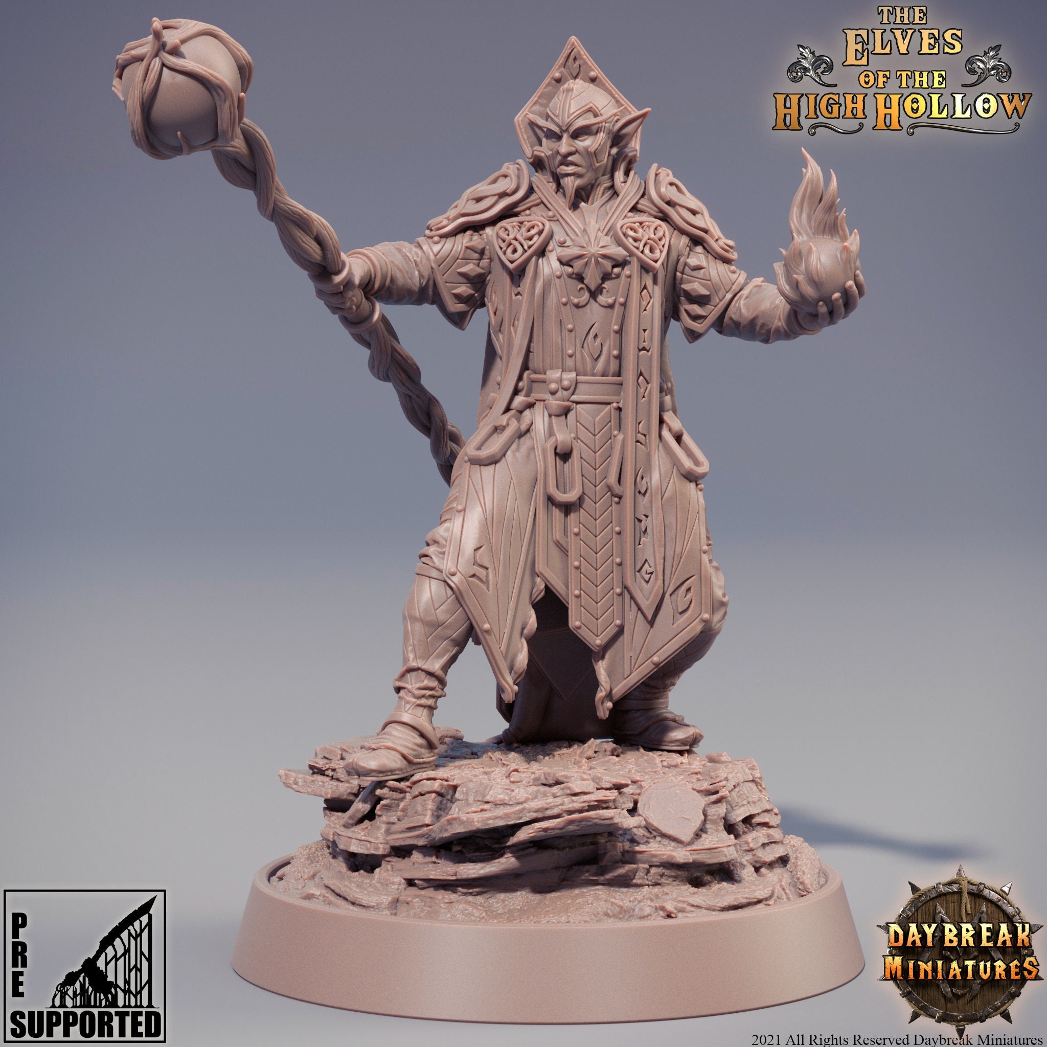 Eladrin Wizard Miniature