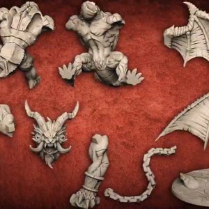 EPIC Manticore Dragon D&D Mini Miniature Dnd EPIC - Etsy