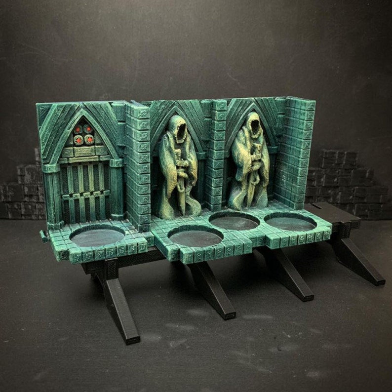 Modular Miniature Display Shelves Dark Gothic Holds 10 - Etsy