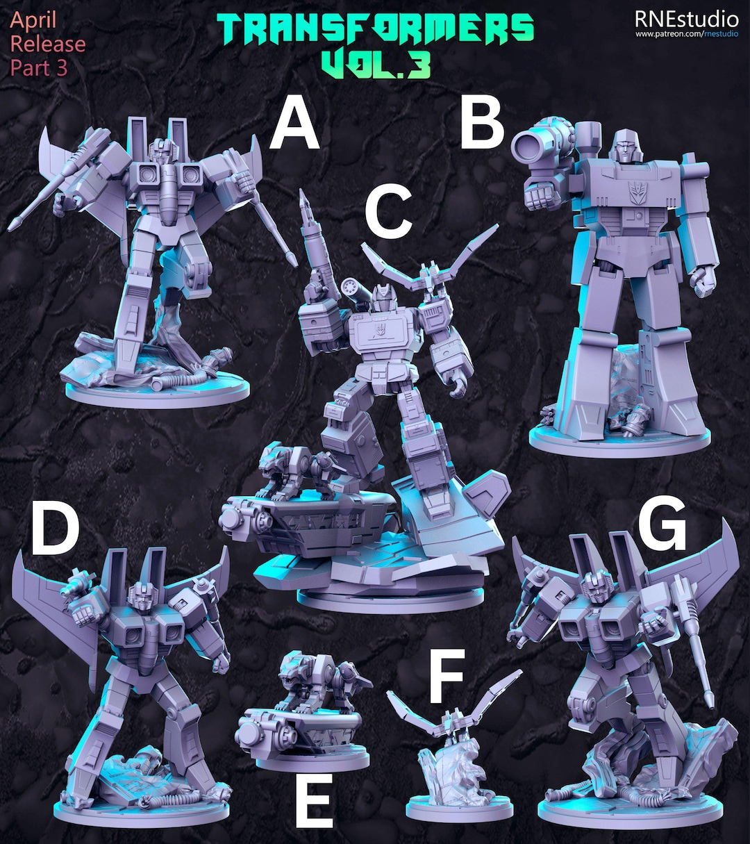 Transformers | Megatron, Soundwave, Sky Warp, Starscream + More | Dnd ...
