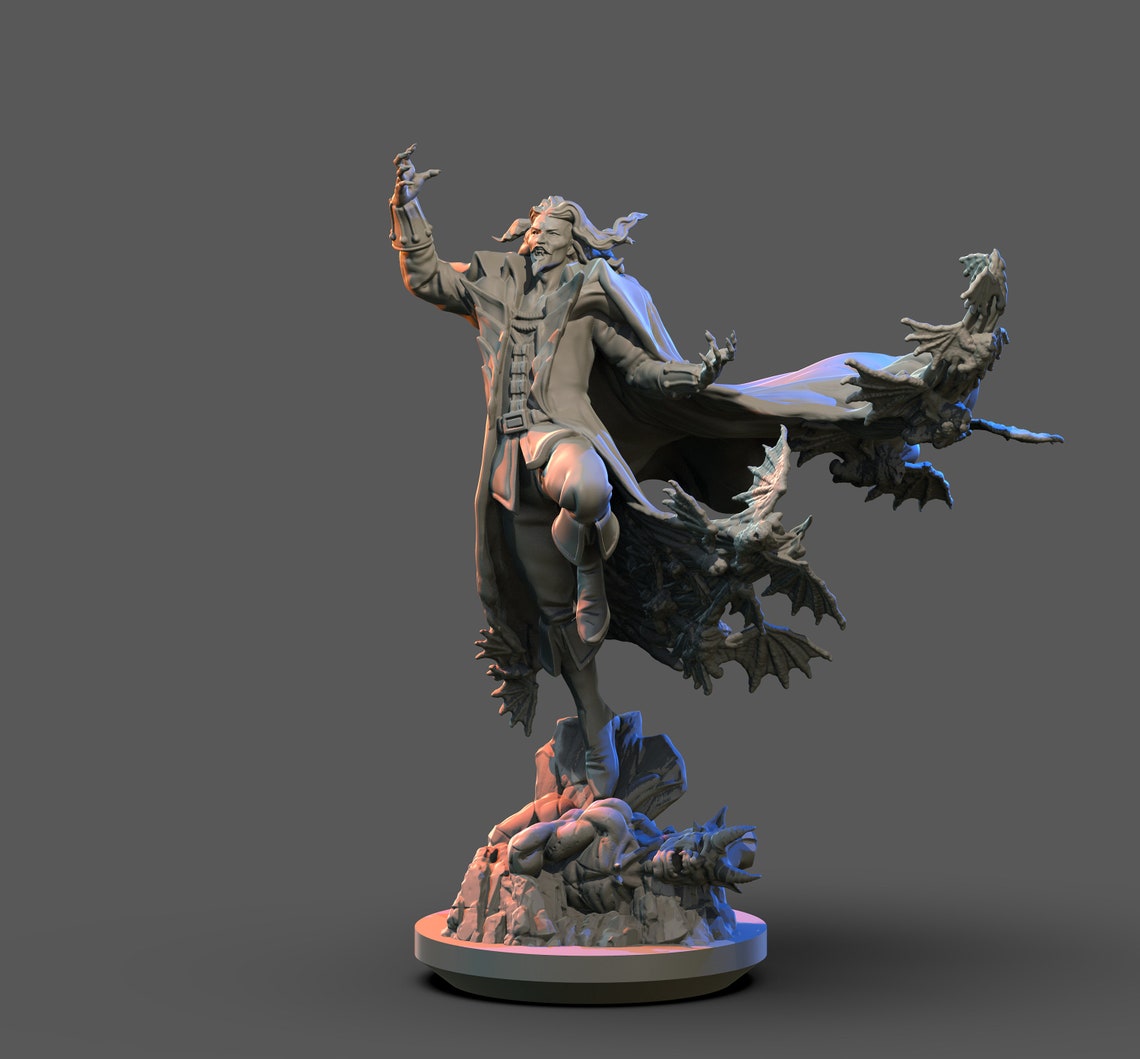 Dracula Undead Dnd Miniature Miniatures for Tabletop | Etsy