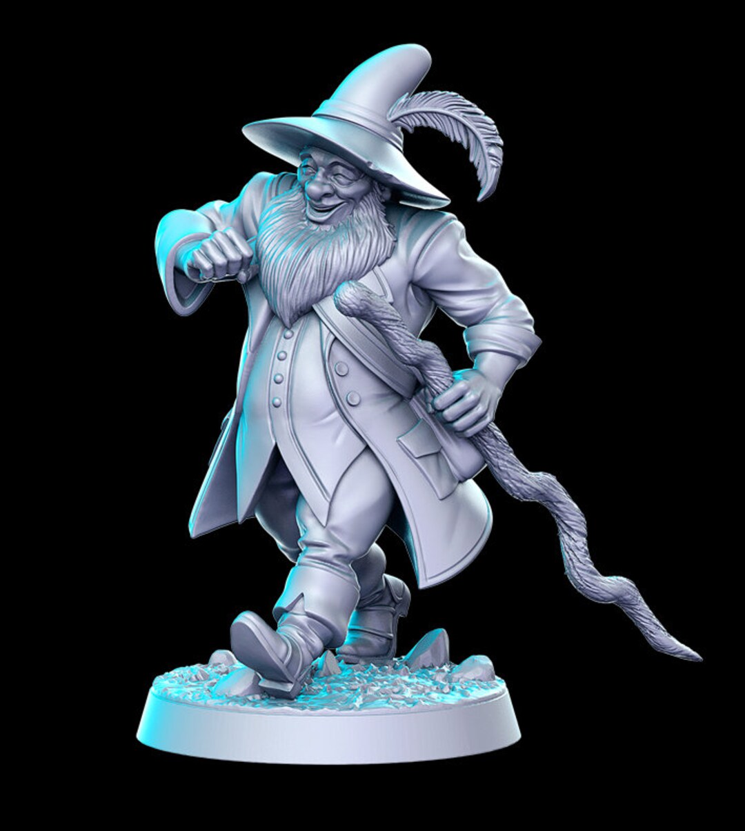 Dwarf Sage Mini Dnd Miniature Tom Bombadil Miniatures for Tabletop ...