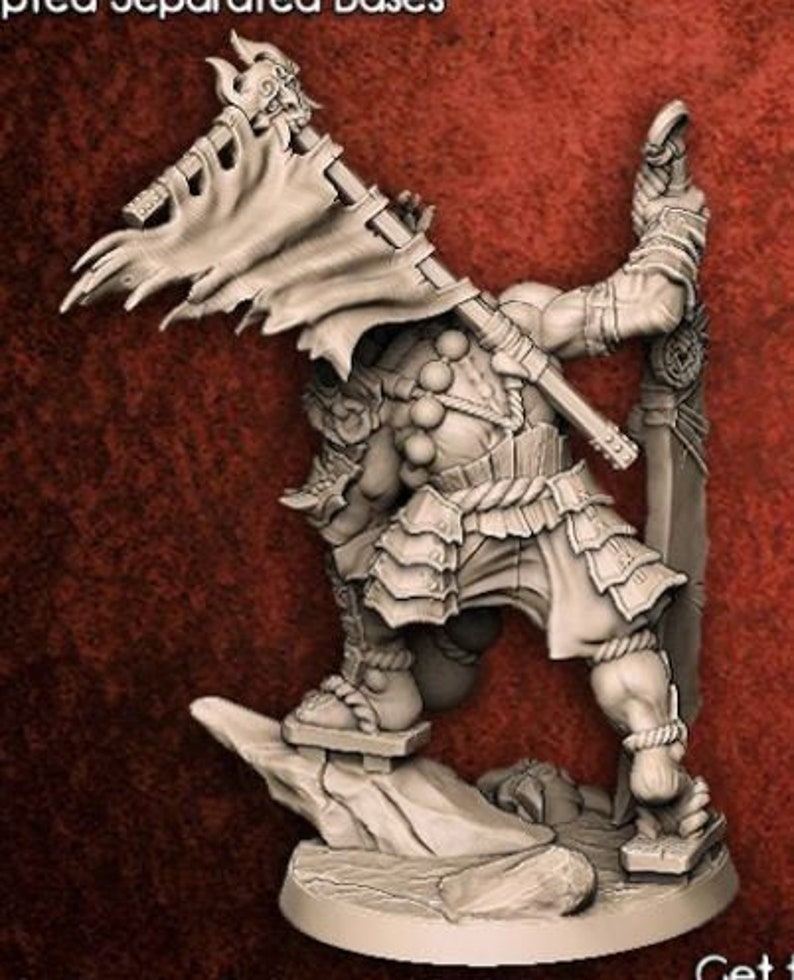Oni Clan Leader Dnd Miniature Dungeons and Dragons D&D - Etsy