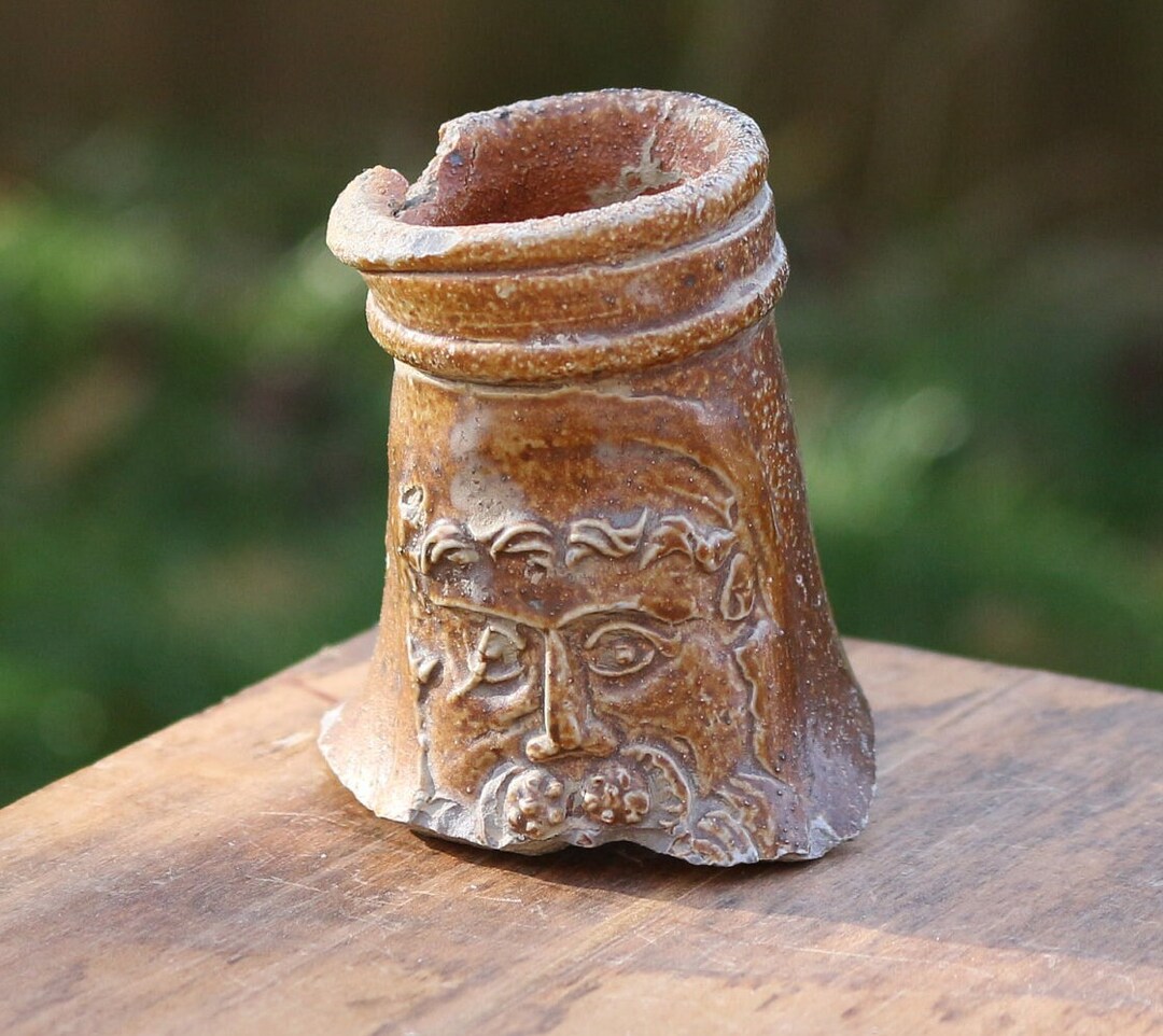 Original Scherbe von Bartmannskrug mit Gesicht 16.17 - Etsy.de