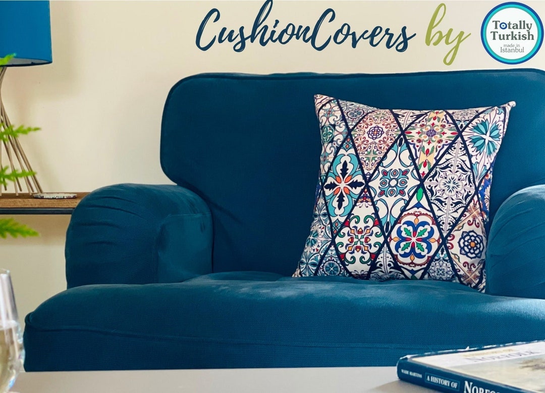 Mediterranean Inspired Cushion Covers | Decorative Cushion Cover ...