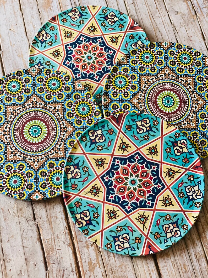 Set of 4 Coasters / Various Coaster Sets / Turkish - Etsy UK
