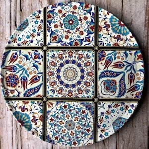 Set of 6 Coasters | Drink Coasters | Turkish Persian Mediterranean ...