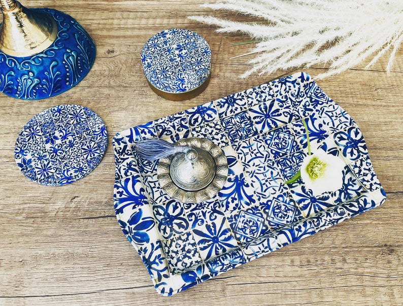 TRAYS: Coffee / Tea Tray Turkish/mediterranean Design - Etsy UK