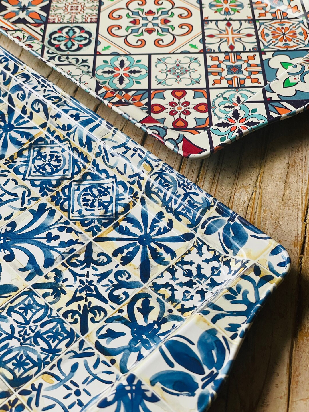 TWIN PACK of TRAYS With Gift Box | Turkish / Moroccan / Mediterranean ...