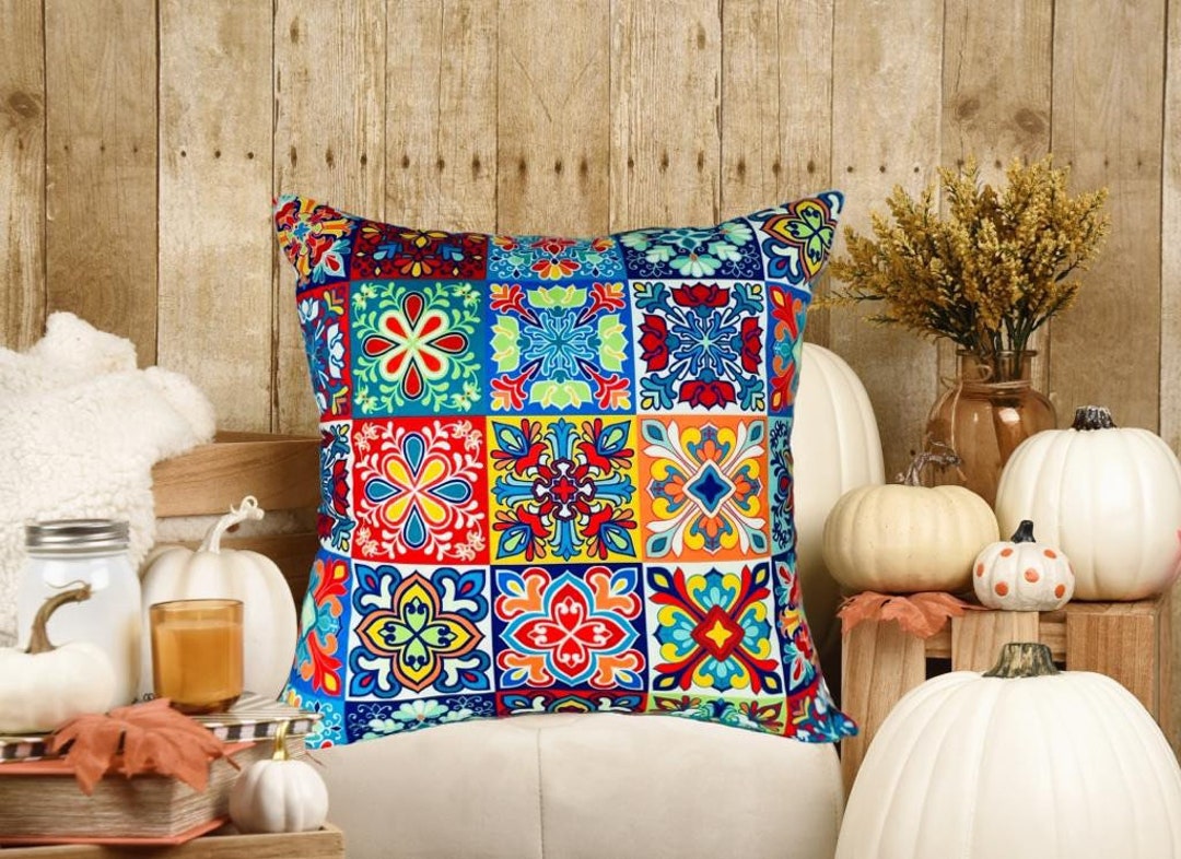 Mediterranean Inspired Cushion Covers | Decorative Cushion Cover ...