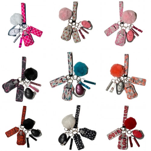 Safety Keychain Set With Protection Keychain for Women Kids - Etsy