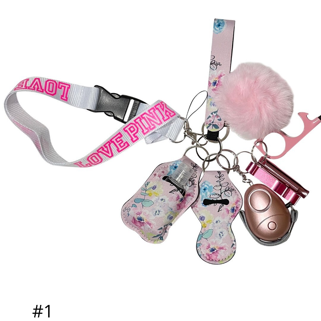 Safety Keychain Set Protection Keychain for Women Kids | Etsy