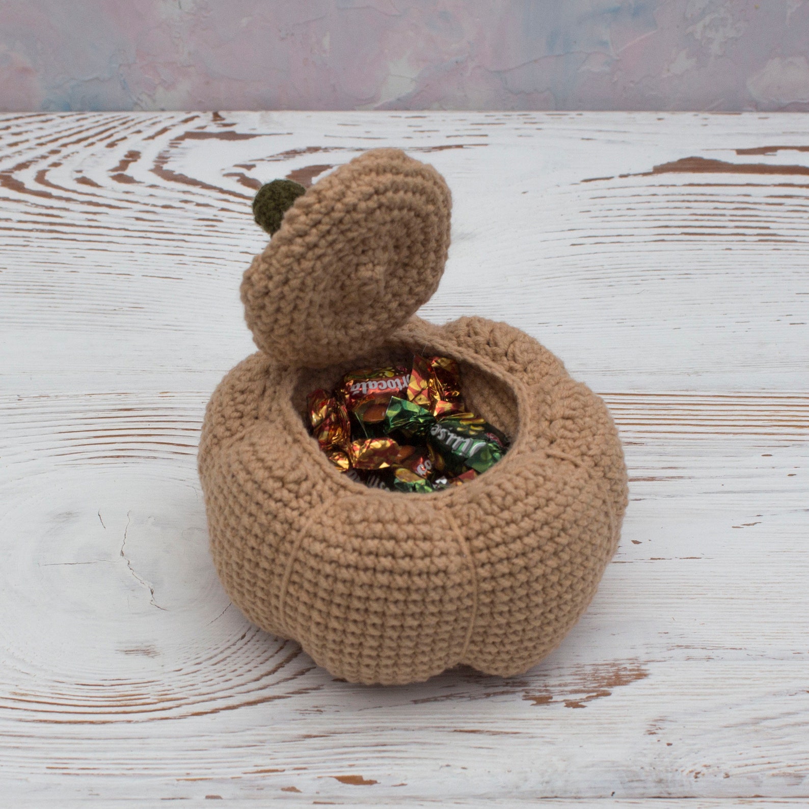 Pumpkin Candy Bowl. Crochet Halloween Pattern. Thanksgiving | Etsy
