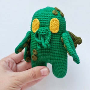 Amigurumi Crochet Pattern Cthulhu in English. Ornament Toy - Etsy