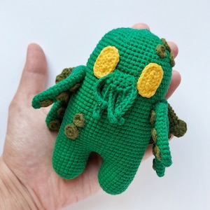 Amigurumi Crochet Pattern Cthulhu in English. Ornament Toy - Etsy