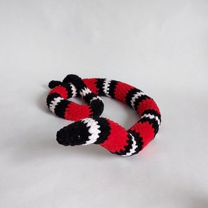Crochet Snake Plush Pattern. Crochet Animal. - Etsy
