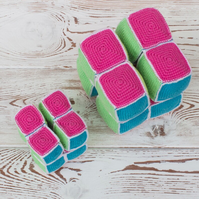 CROCHET PATTERN Infinity Cube. Montessori Baby Toys. - Etsy Canada