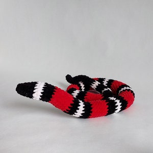 Crochet Snake Plush Pattern. Crochet Animal. - Etsy
