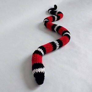 Crochet Snake Plush Pattern. Crochet Animal. - Etsy