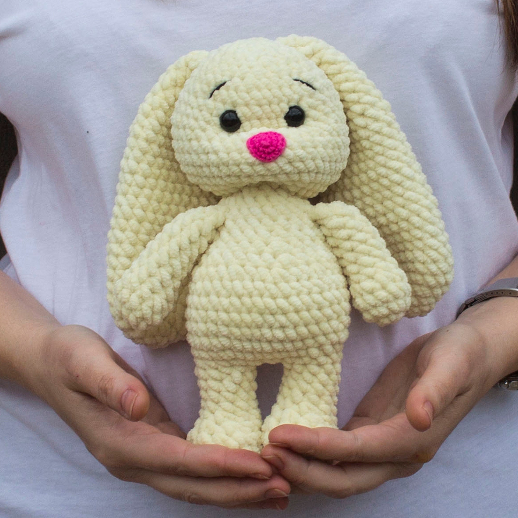 Bunny Plushie CROCHET PATTERN. Easy Crochet Pattern. Mini - Etsy