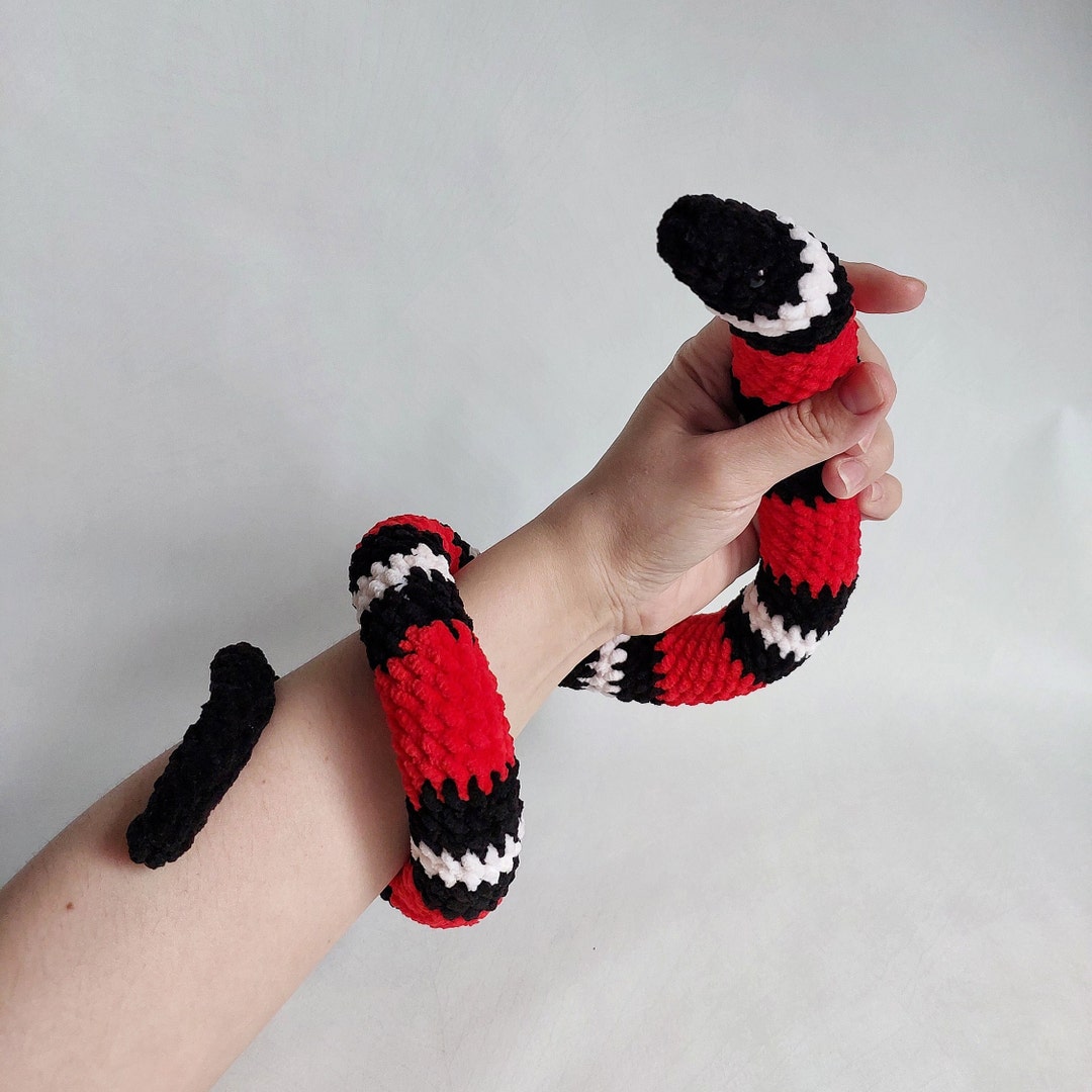 Crochet Snake Plush Pattern. Crochet Animal. - Etsy