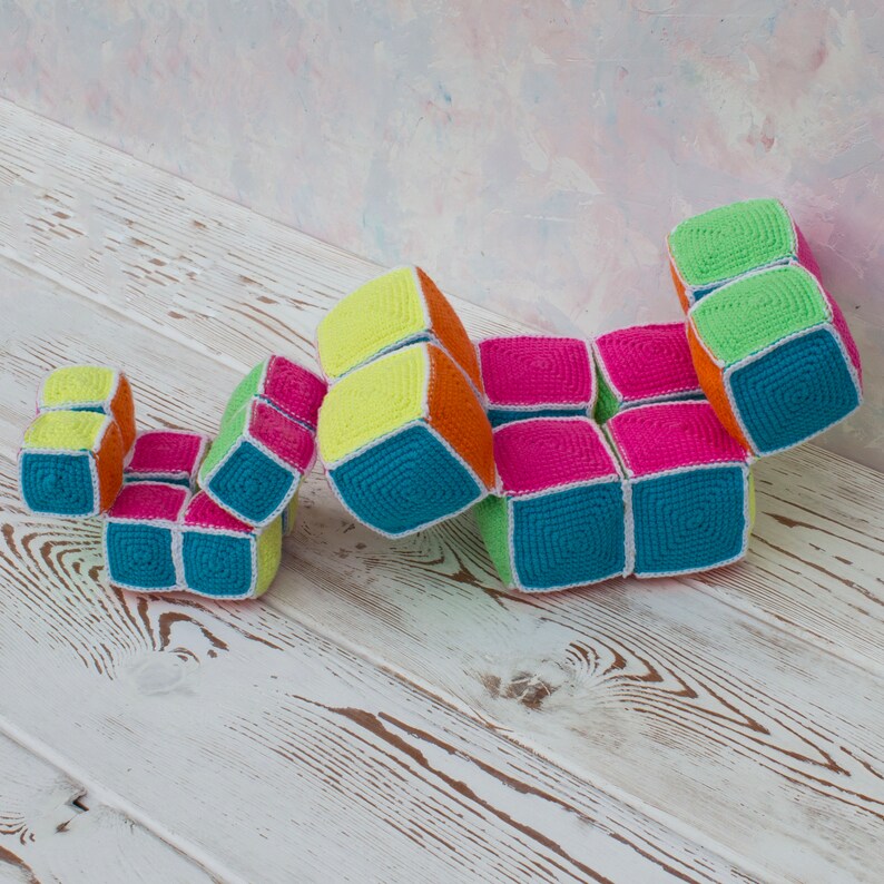 CROCHET PATTERN Infinity Cube. Montessori Baby Toys. - Etsy Canada