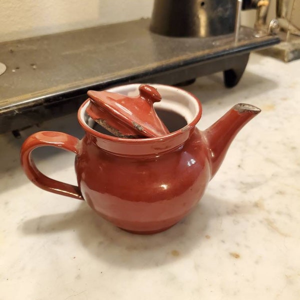 Red Teapot - Etsy
