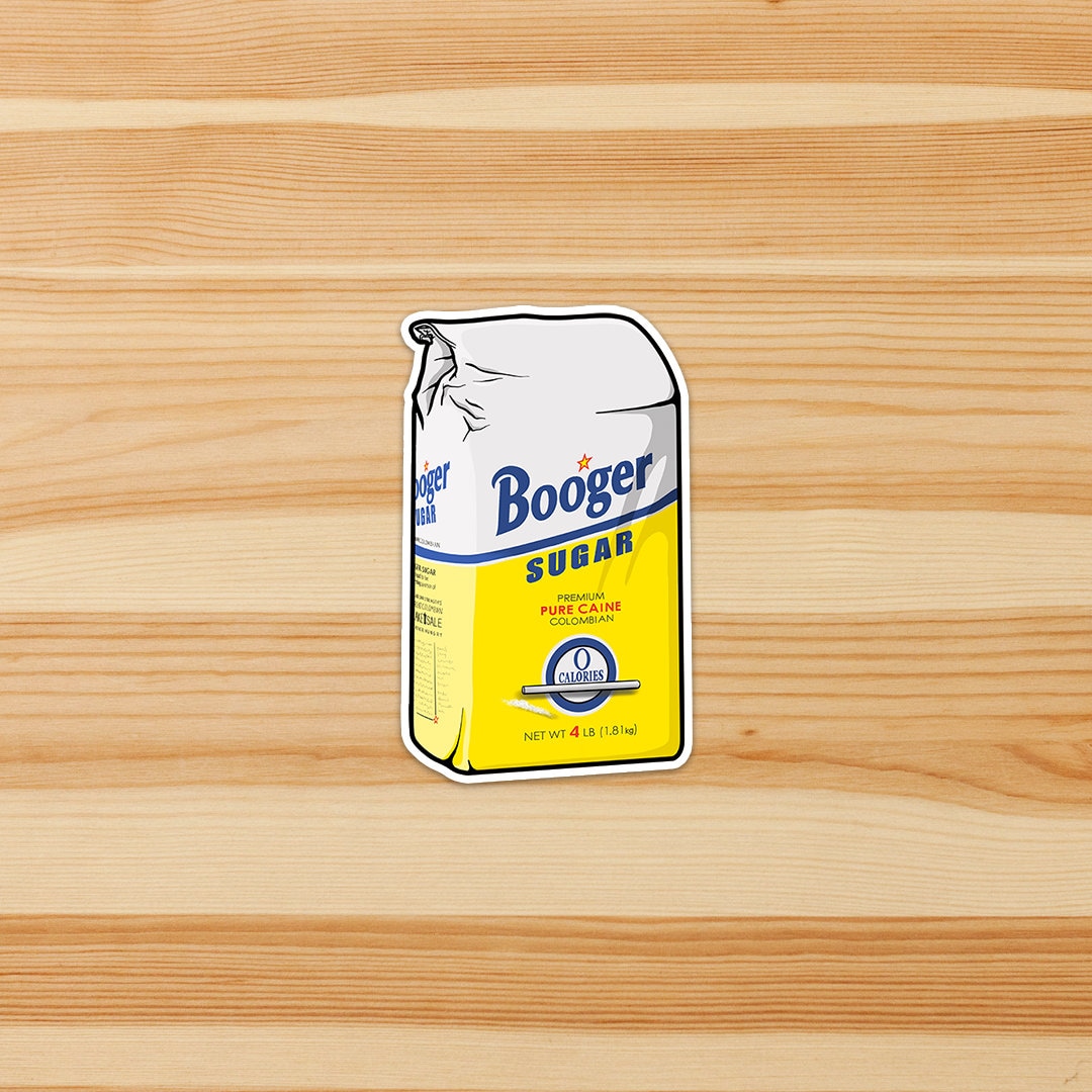 Booger Sugar | Domino Sugar | Parody Logo | Vinyl Stickers | Cocaine ...