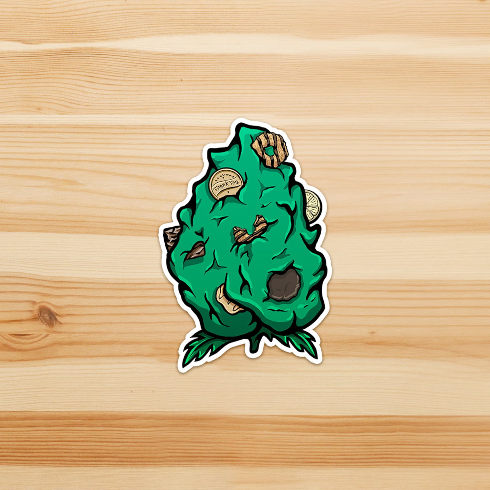 6 Pack Weed Strain & Parody Logos Weed Sticker Marijuana - Etsy