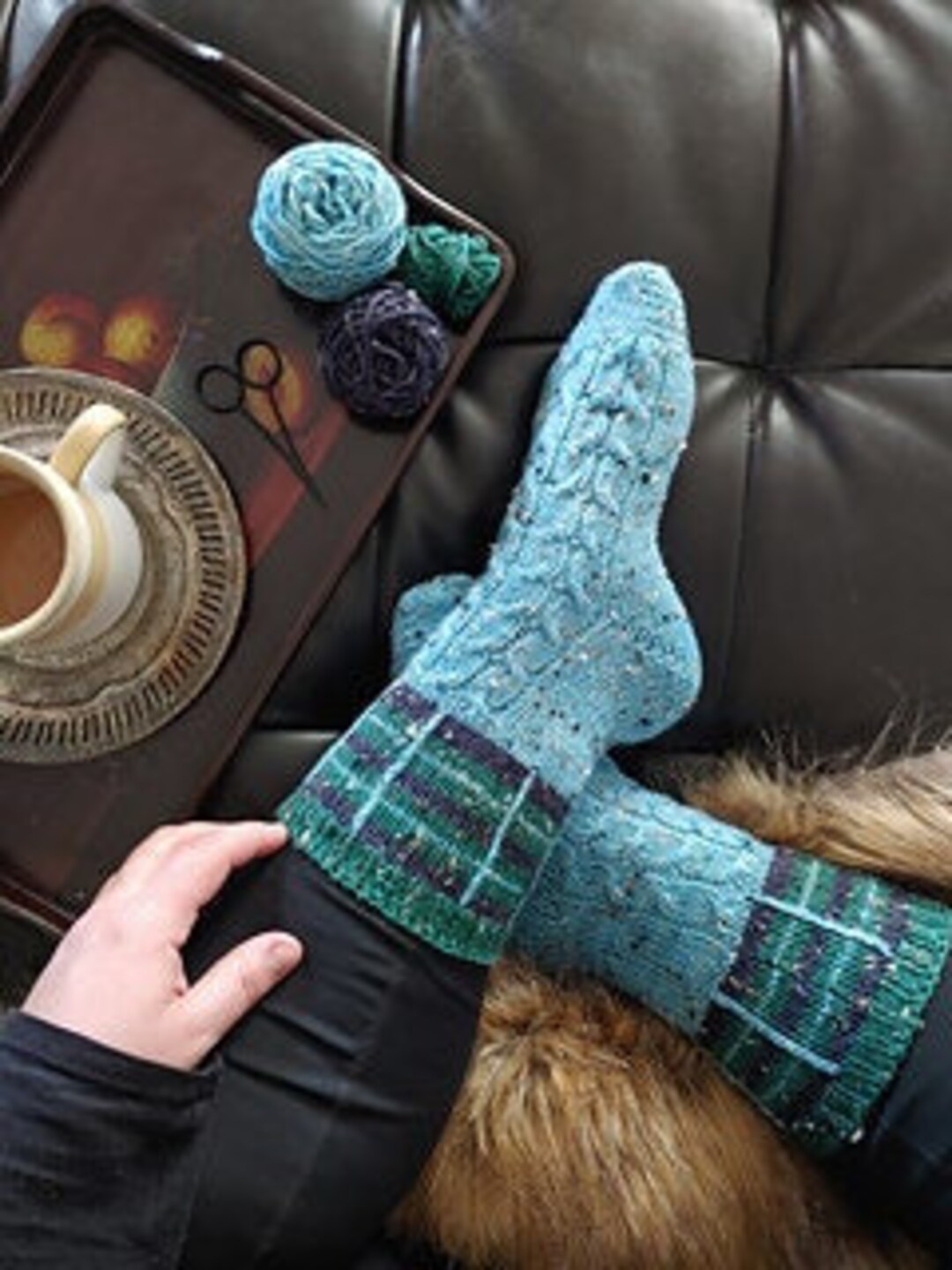 Outlander Socks, Toe up Construction, Sock Knitting Pattern - Etsy