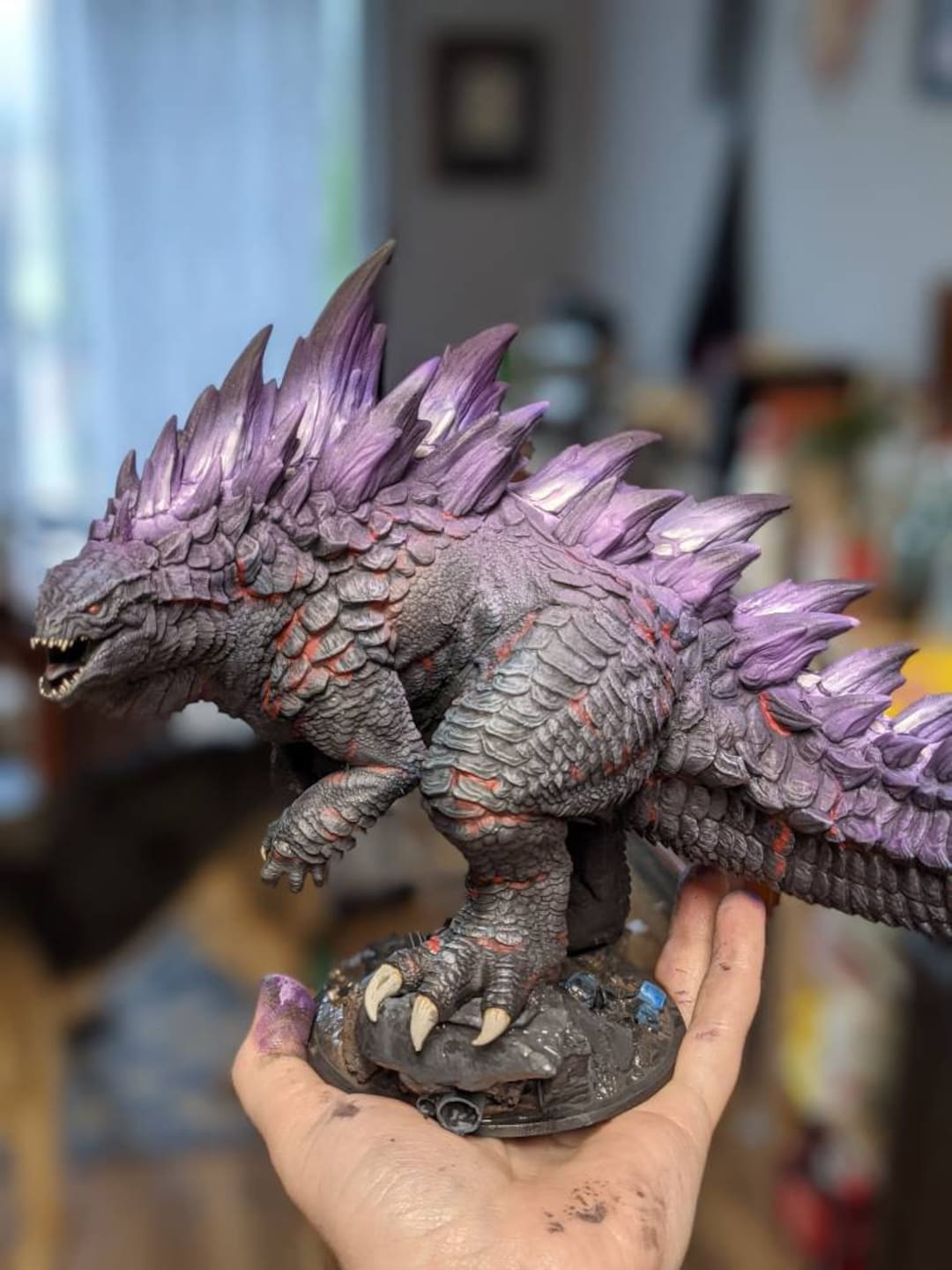 Gojira Painted Model | Godzilla | Kaiju Monster - Lord of the Print ...