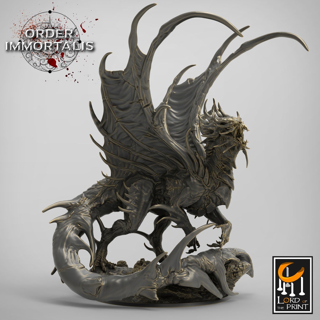 Elder Blood Dragon - Lord of the Print Miniature | Dungeons & Dragons ...