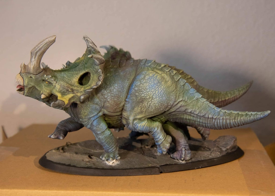 Sinoceratops Pack Painted Model - Lord of the Print Miniature ...