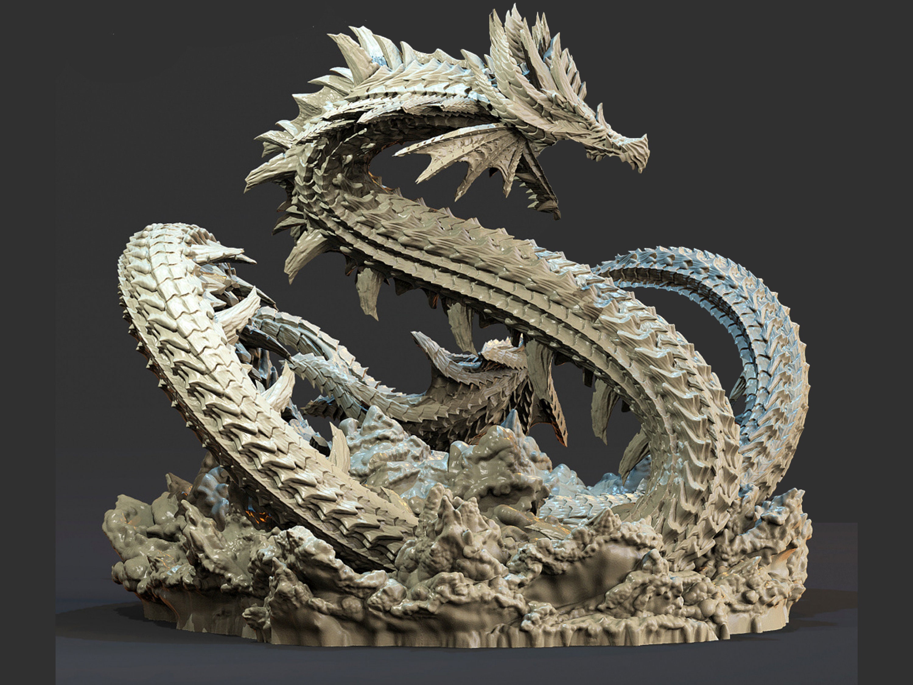 Leviathan Clay Cyanide Printed Miniature Dungeons & | Etsy