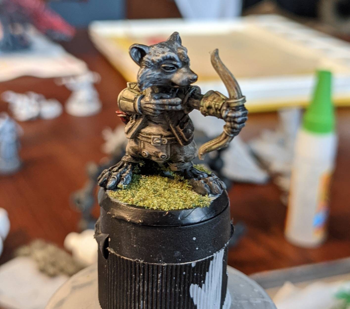 Racoon Folk Rogue Duncan Shadow Printed Miniature Dungeons - Etsy
