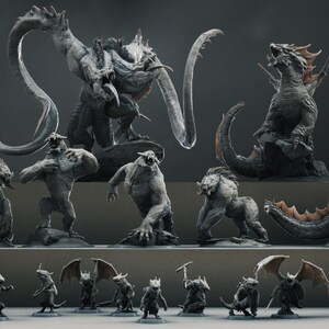 Barluga Lord of the Print Miniature Dungeons & Dragons Pathfinder ...