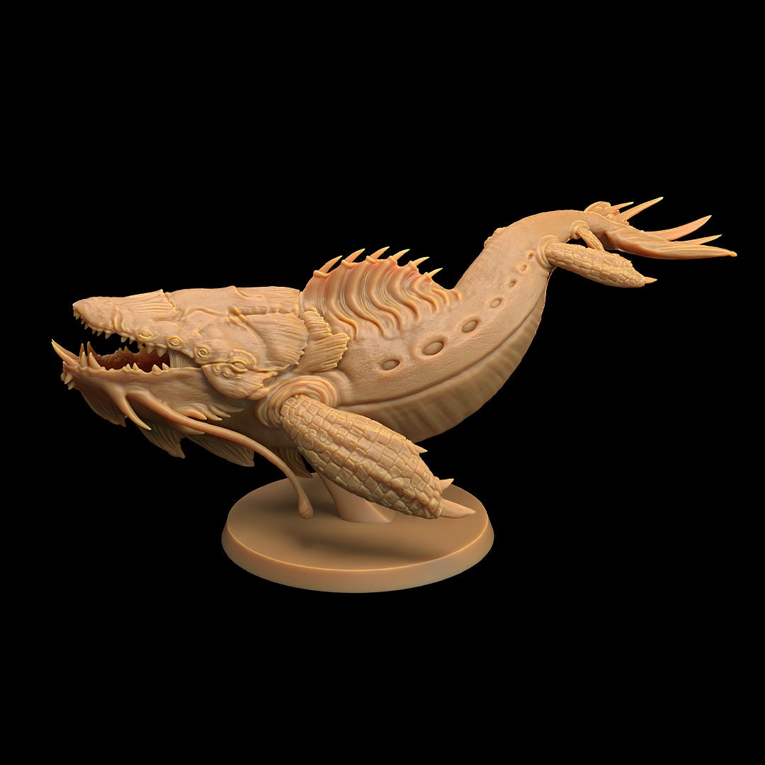 Space Whale - the Dragon Trapper's Lodge Printed Miniature | Dungeons ...
