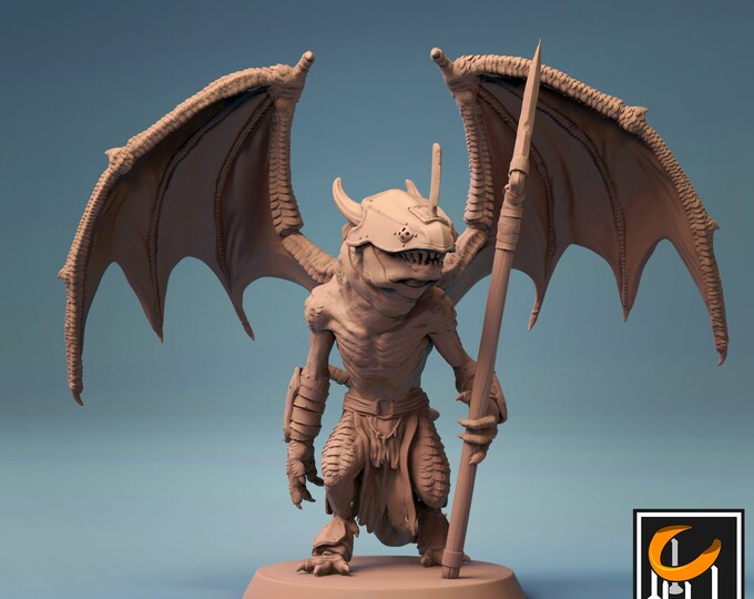 Winged Kobold - Lord of the Print Miniature | Dungeons & Dragons ...
