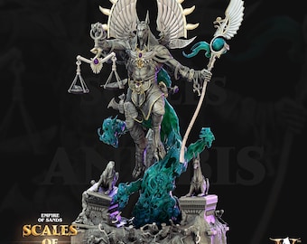 Undead Anubis, Ancient Egyptian God King Painted Model Archvillain ...